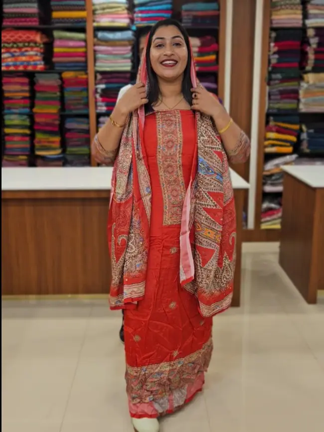 PARTY WEAR PURE GEORGETTE FABRIC DIGITAL PRINT AND STONE WORKED ...