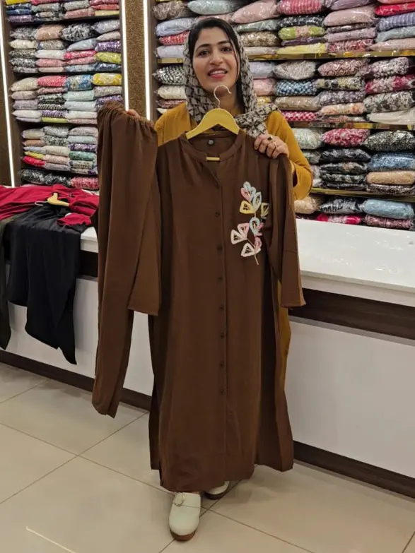 CASUAL WEAR IMPORTED FABRIC VELVET THREAD LONG CO-ORD SET