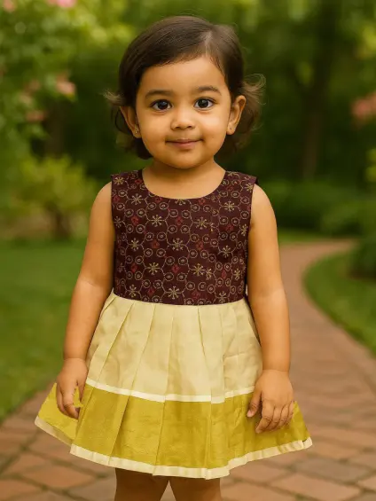 ONAM SPECIAL KIDS FROCK